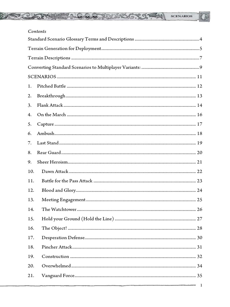 WHFB 8th - Scenarios Compilation - Whdocs - 20130809 - Creator | PDF ...