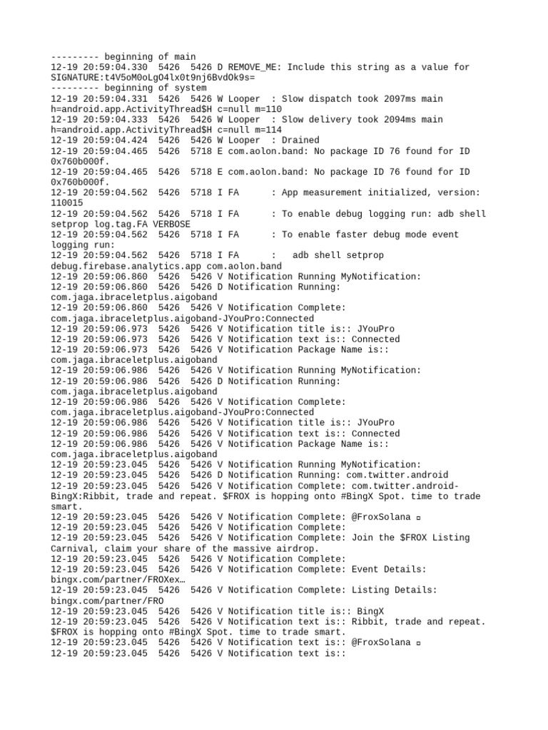 Aolon Log 12 19 2024 20 59 04 | PDF | Mobile Software | Mobile Computers