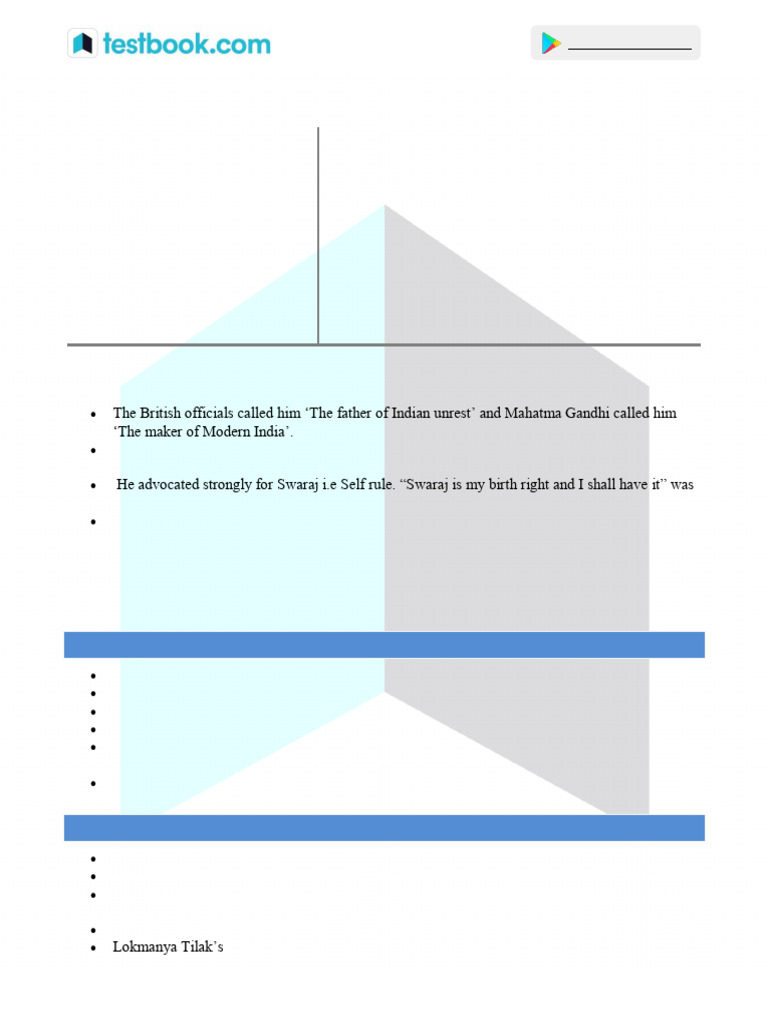 Upsc Bal Gangadhar Tilak Pdfs Template dd50797d | PDF | Indian ...