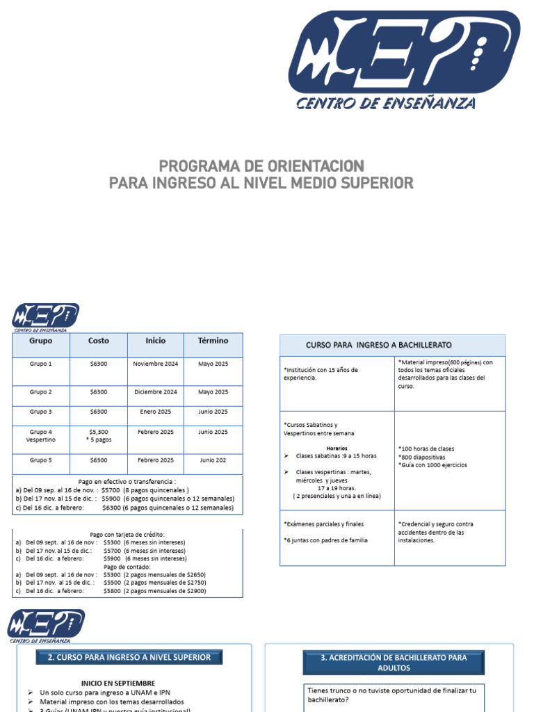 Presentacion Comipems . Plataforma 2024 2025 | PDF | Informática | Ingeniería