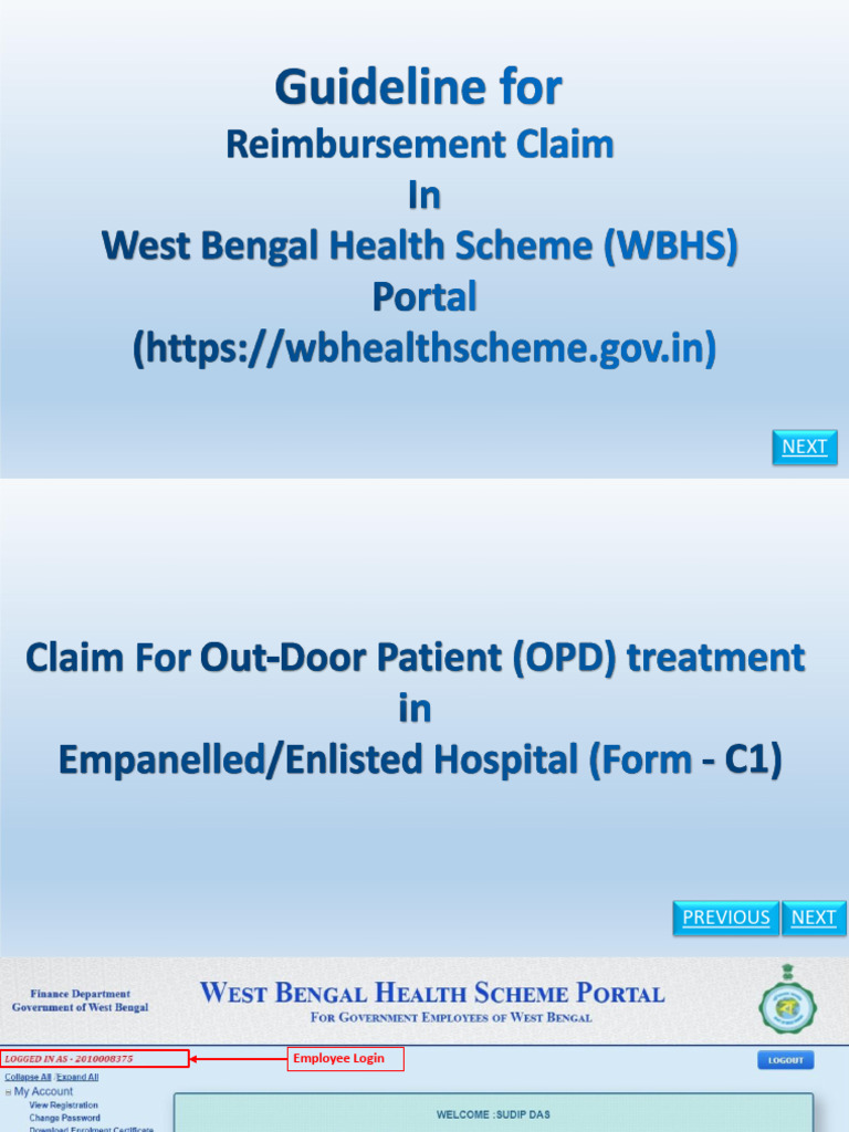Guideline for Reimbursement Claim (Form-C1) | PDF