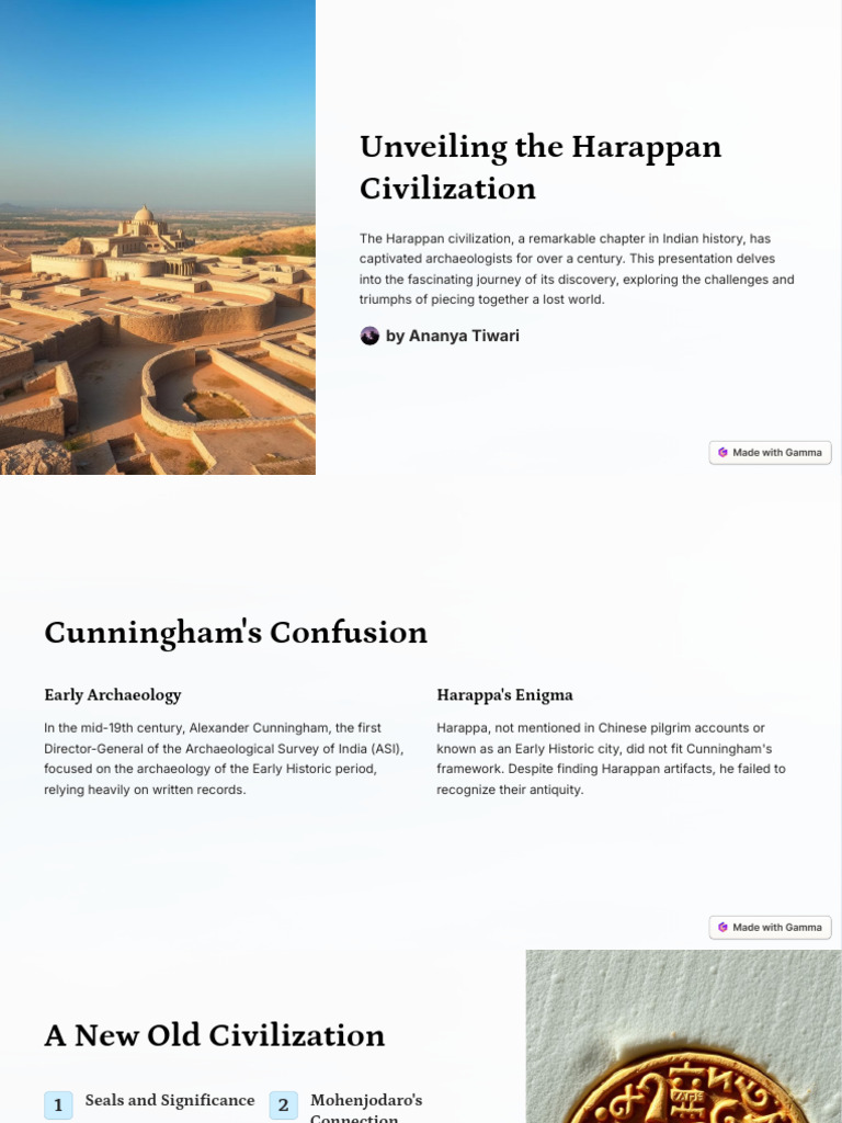 Unveiling The Harappan Civilization | PDF | Archaeology