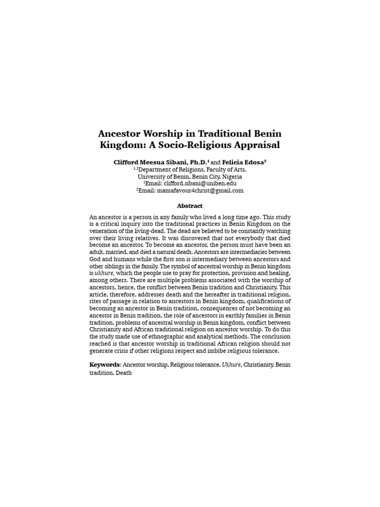 Ajol-File-Journals 633 Articles 259722 655ee52956c6c | PDF | Funeral ...