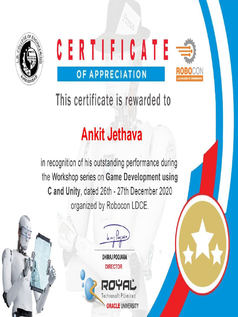 Activity Certificates | PDF