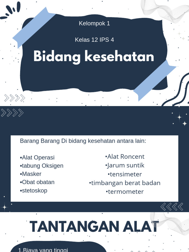Bidang Kesehatan TIK KEL. 1 12 IPS 4_20241112_102223_0000 | PDF