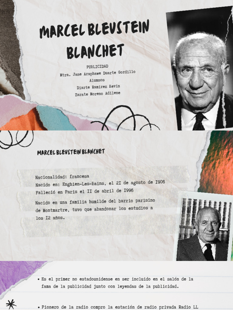 Marcel Bleustein Blanchet | PDF