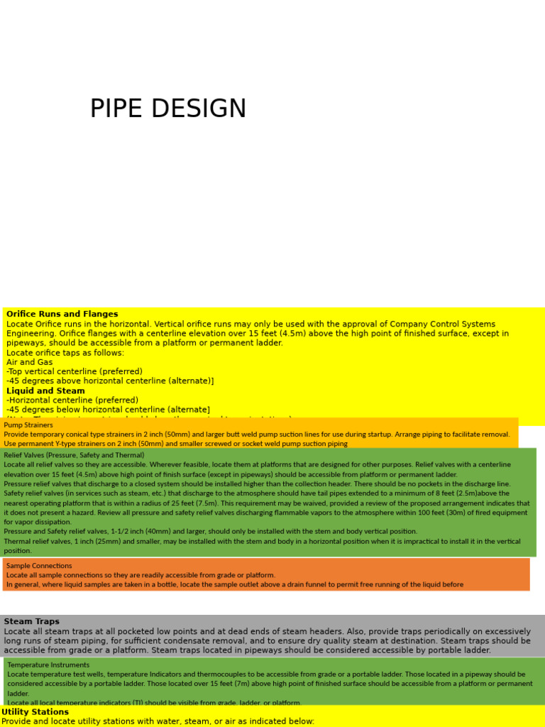 Pipe Design | PDF | Pump | Steam