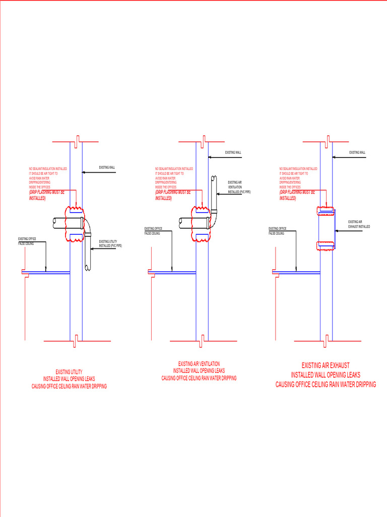 WALL OPENING LEAKS-1-Model | PDF | Ceiling | Home Appliance