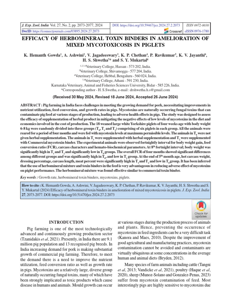 Publications | PDF | Dairy Cattle | Mycotoxin