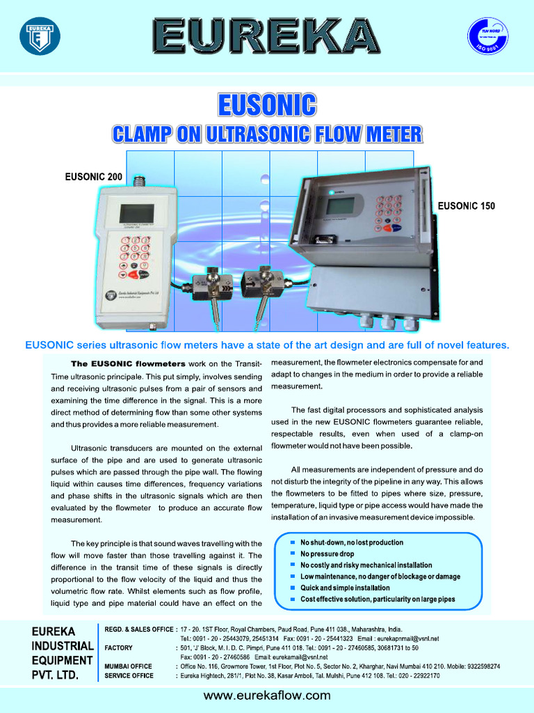 (B) - Eusonic Flow Meter | PDF