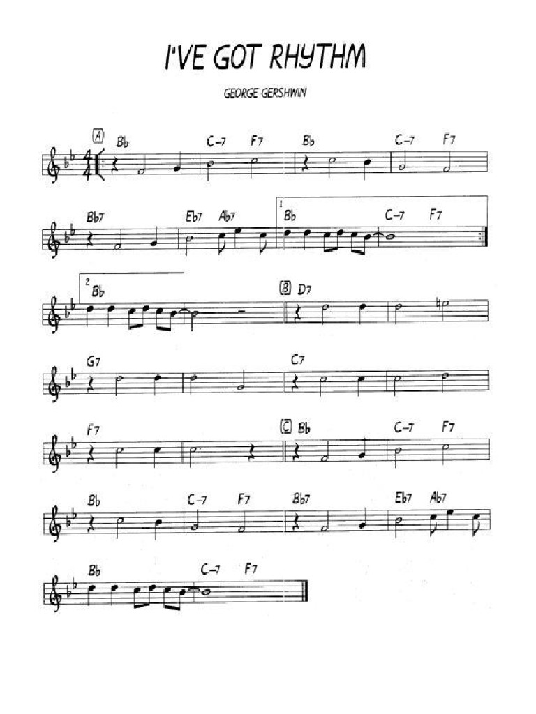 I Ve Got Rhythm | PDF