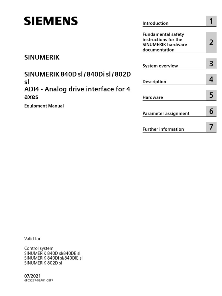 840D SL ADI4 Equip Man 0721 en-US | PDF | Electrostatic Discharge | Computer Security