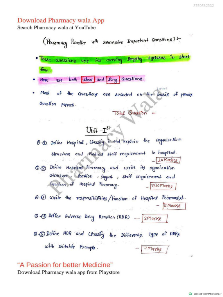Pharmacy Practice | PDF