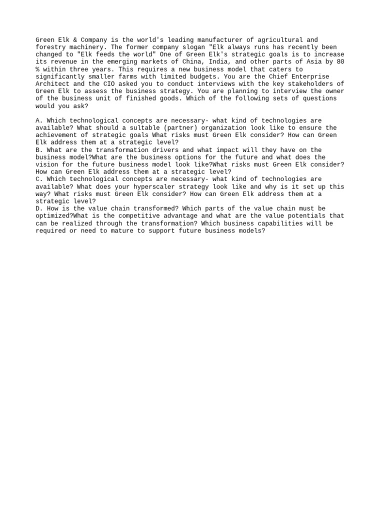 SAPEA Question 3 | PDF