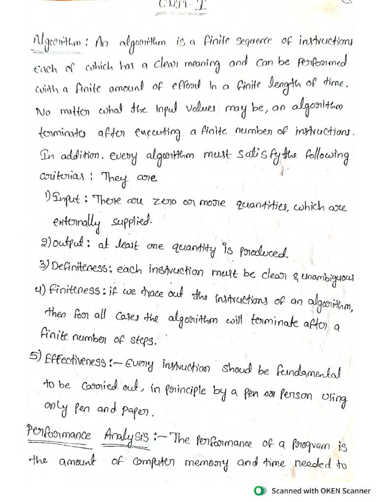 Daa Unit 1 Pdf