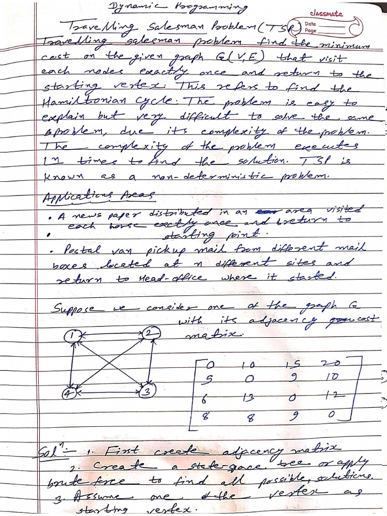 OBST and TSP DP | PDF