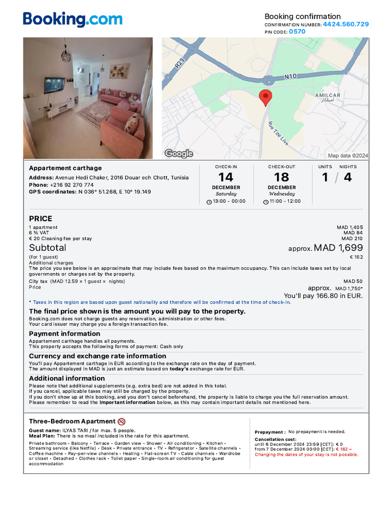 Confirmation | PDF | Fee | Exchange Rate