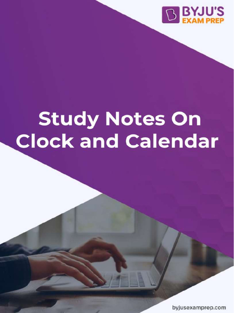 Clock & Calendar Exam Prep | PDF | Hour
