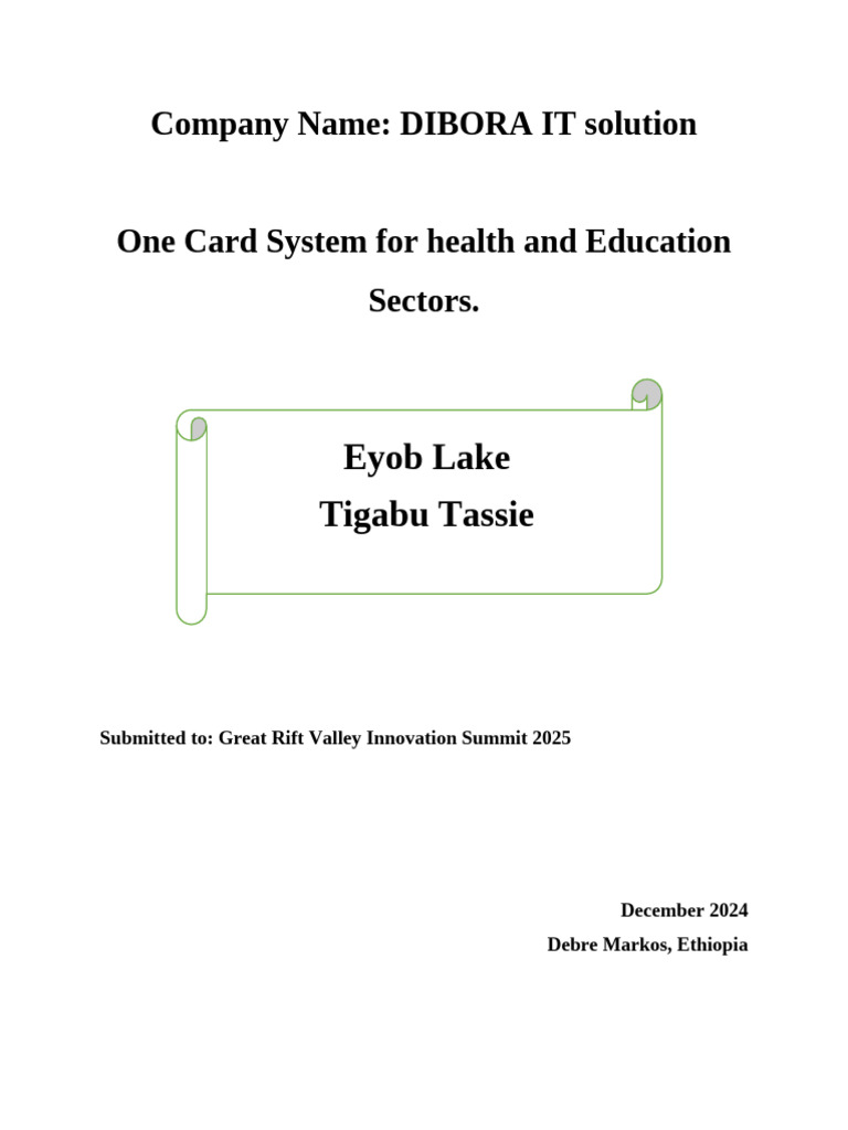 One Card System for Health and Education | PDF | Income | Libraries