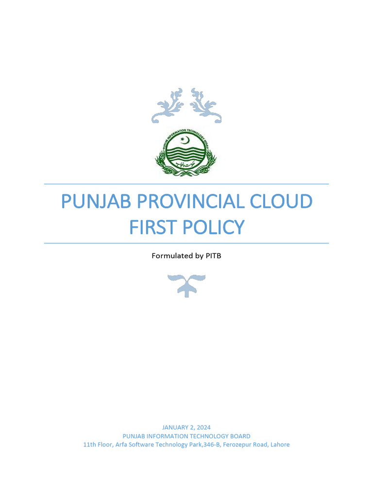pcfp (1) | PDF | Cloud Computing | Procurement