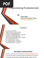 Understanding Repetition Control Structures | PDF | Control Flow ...