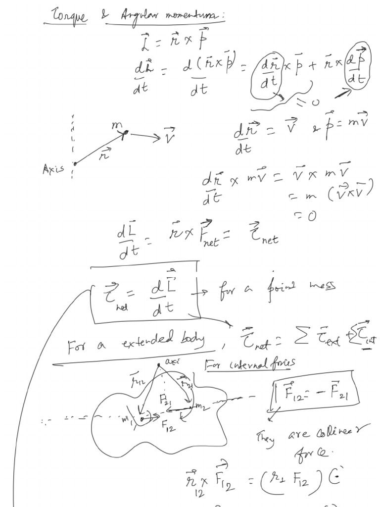 Torque & Angular momentum.pdf | PDF Torque & Angular momentum.pdf | PDF