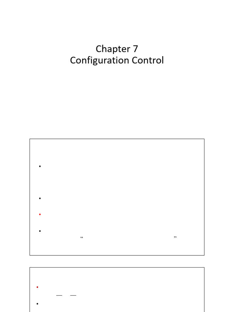 7-Configuration verification and Audits-19-08-2024 | PDF | Software ...