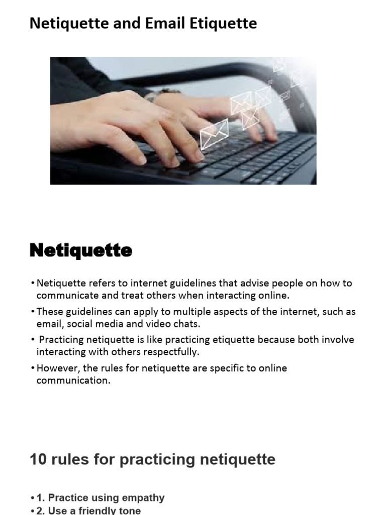Netiquette and Etiquete | PDF