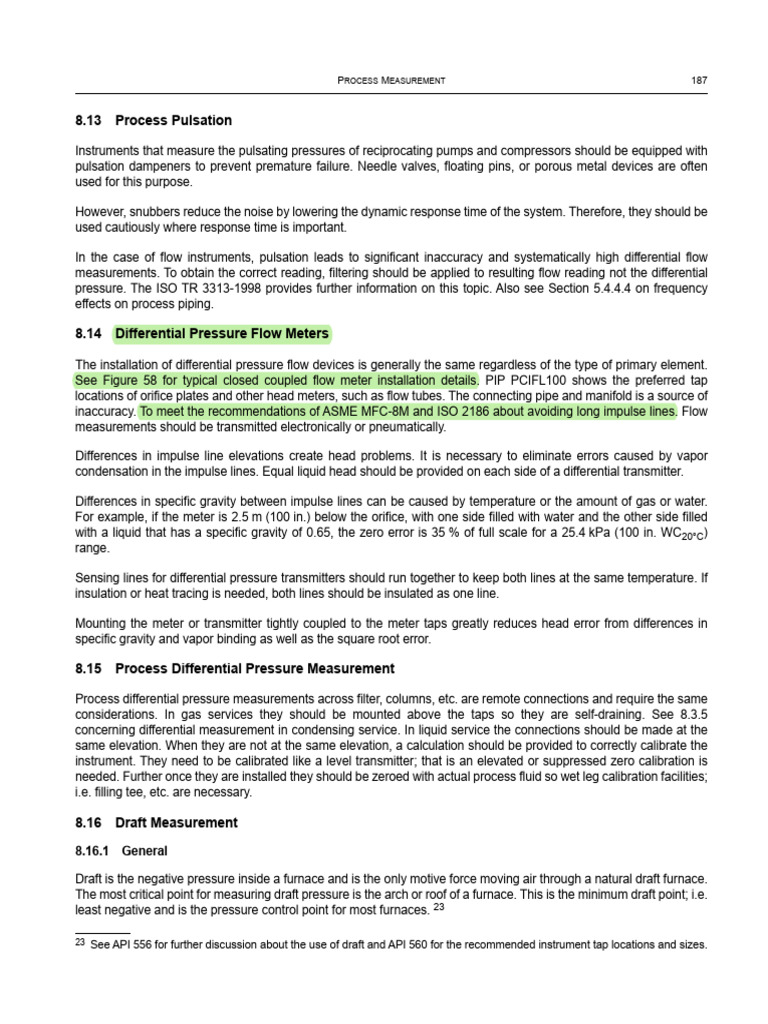 Pages From API RP 551 2ND ED (R2024) Process Measurement | PDF ...