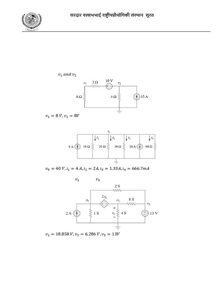 Assignment 1 | PDF | Electrical Network | Electrical Resistance And Conductance