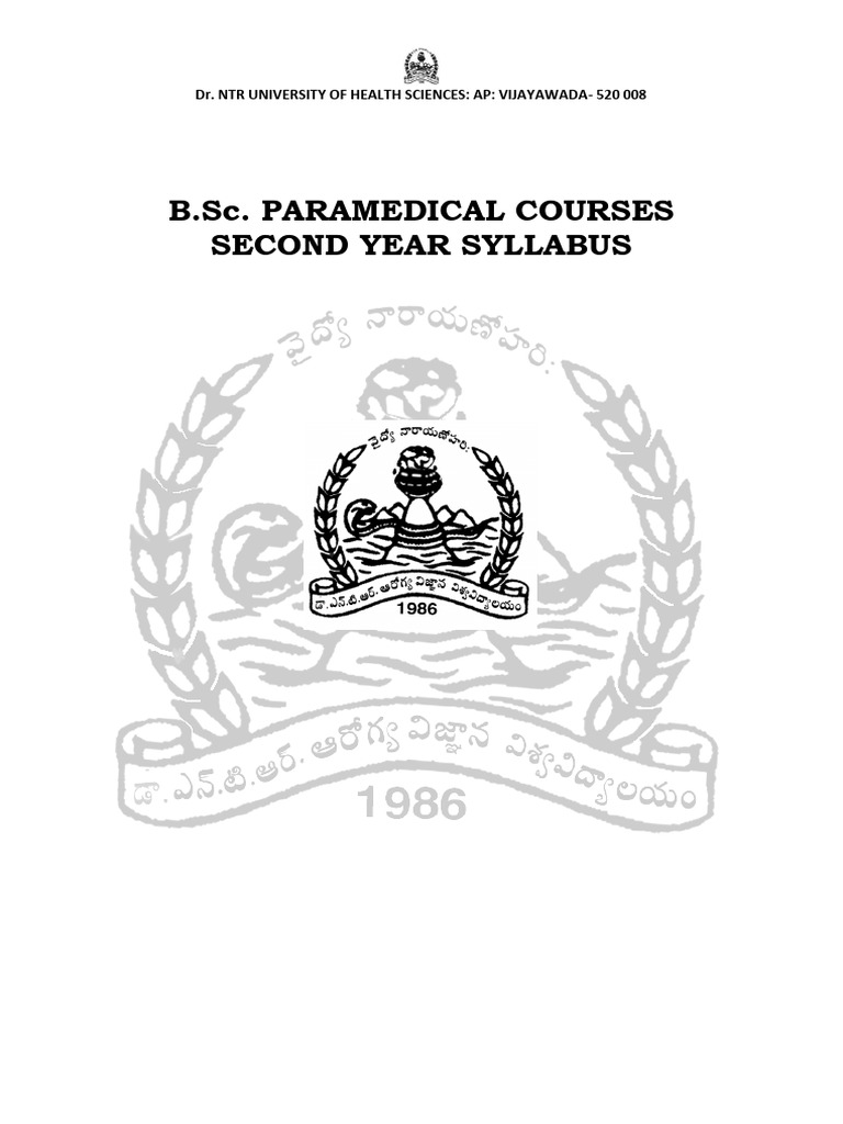 2nd Year Paramedical Syllabus | PDF | X Ray | Radioactive Decay