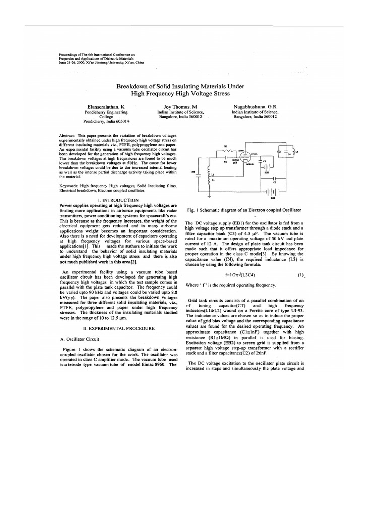 IEEE Xplore Full-Text PDF | PDF | Capacitor | Electrical Breakdown