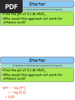 A Level Chemistry Core Practical 9 Ka For A Weak Acid REVISED | PDF | Ph | Titration