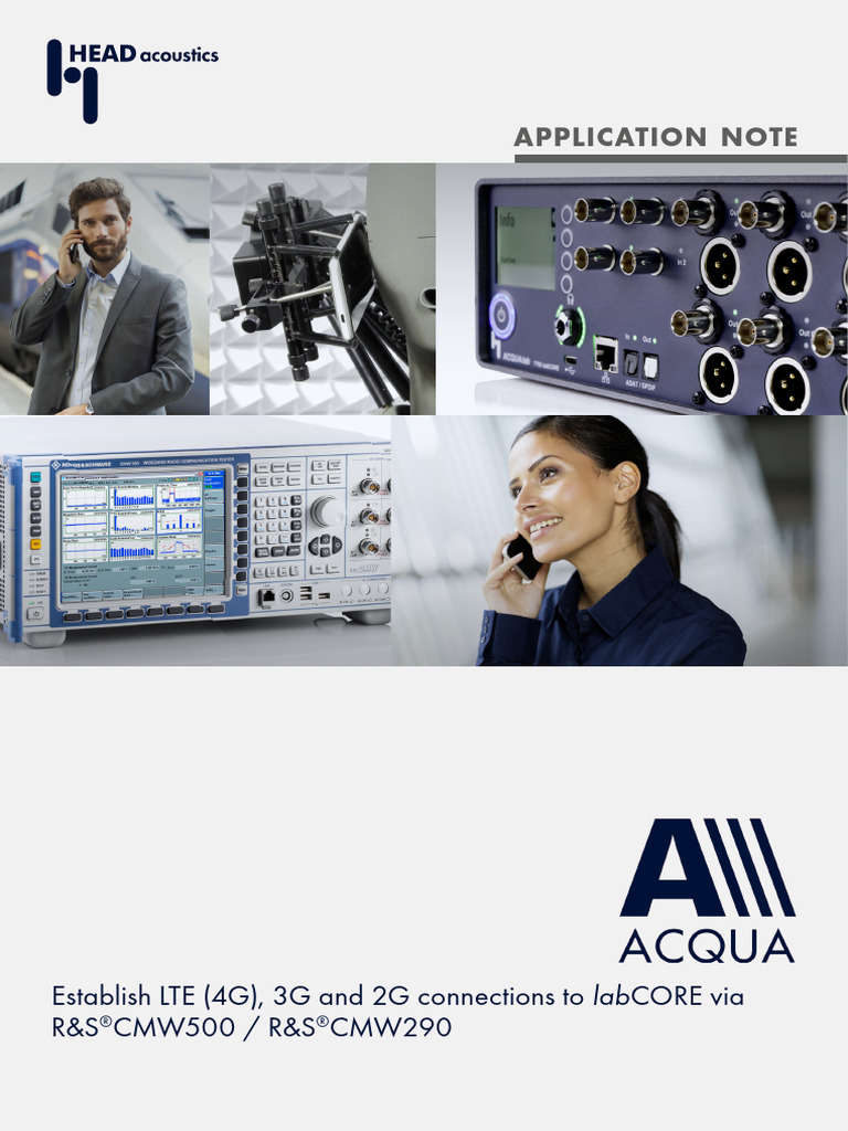 Rohde Schwarz CMW500 CMW290 4G 3G 2G To labCORE Application Note | PDF | Ip Multimedia Subsystem ...