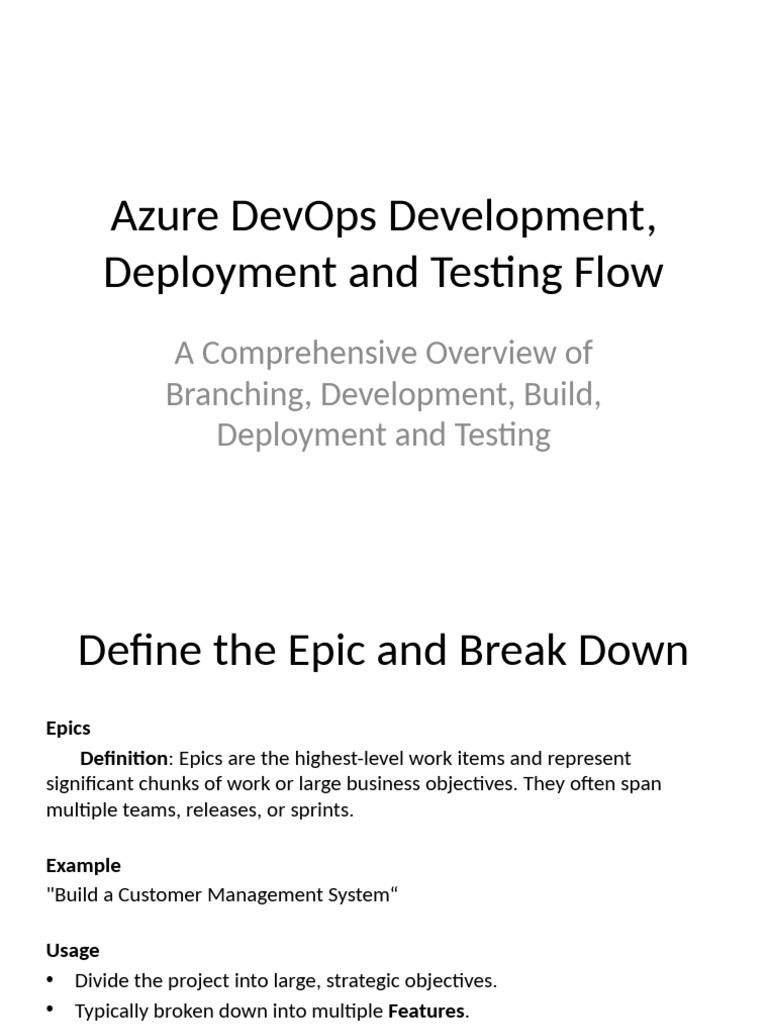 Azure DevOps Development Flow | PDF | Agile Software Development ...