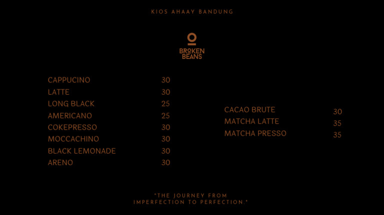 Broken Beans - Kios Ahaay - 20241221 - 133136 - 0000 | PDF