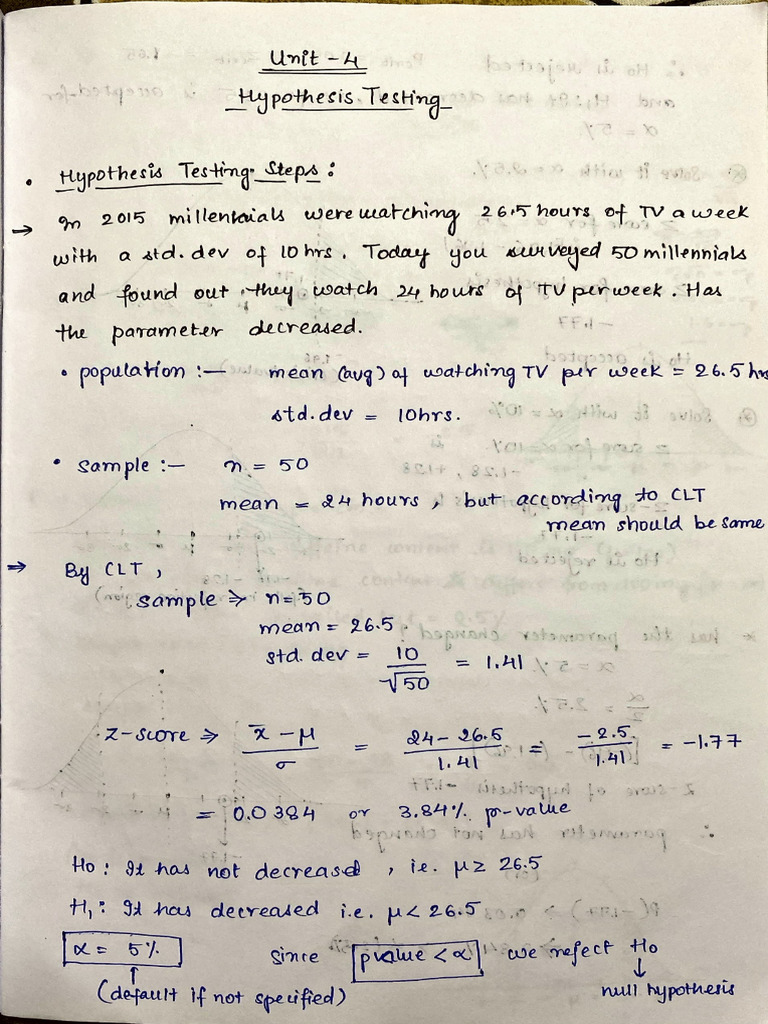 Stat Unit 4 | PDF