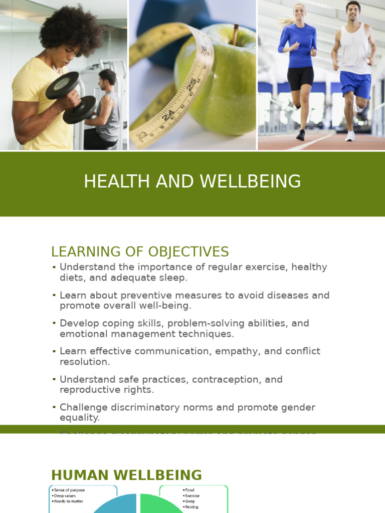 Health And Wellbeing Pdf