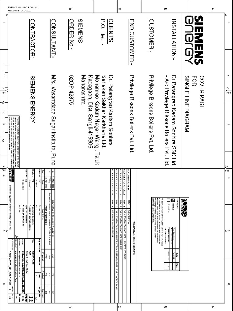 Sonhira SSK - Single Line Diagram - Rev.-B | PDF
