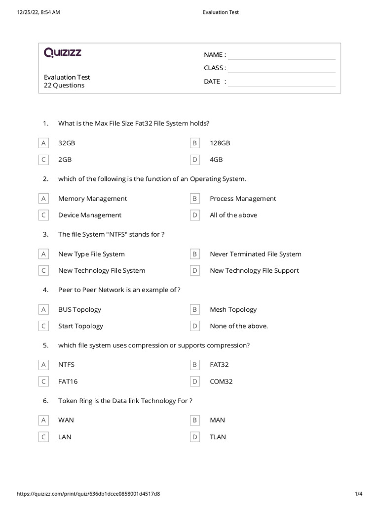 MCQPracticeQuestion2_94497846-35a1-4fec-b215-f99c17e7c4f1_93472_ | PDF | Network Topology ...