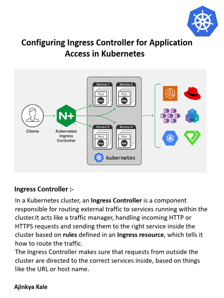 Kubernetes Ingress Controller | PDF | Computer Networking | Computing