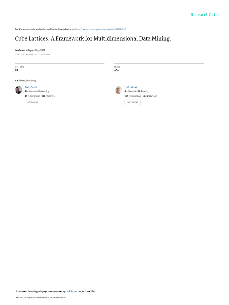 Cube_Lattices_A_Framework_for_Multidimensional_Dat | PDF | Dimension ...