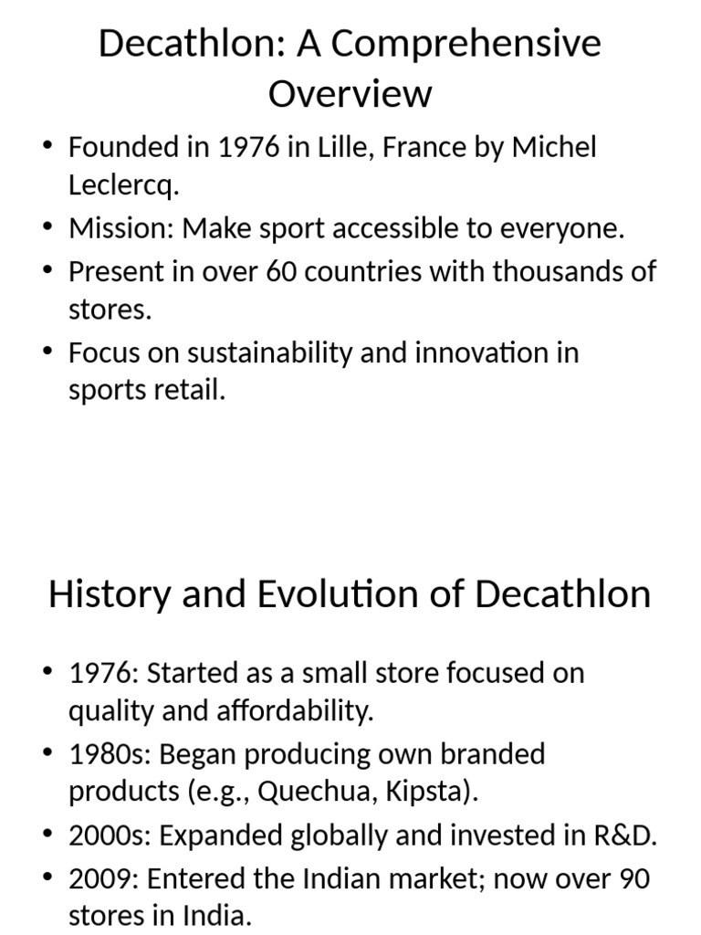 Decathlon_Speech_Presentation | PDF