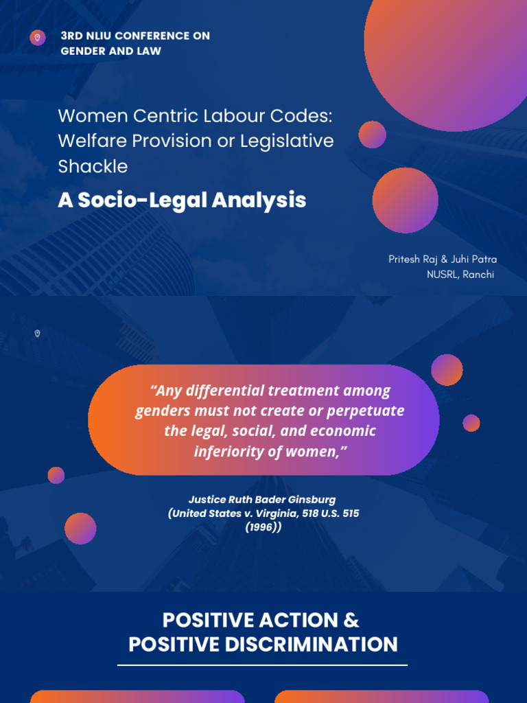 Women Centric Labour Codes Welfare Provision or Legislative Shackle | PDF | Affirmative Action ...