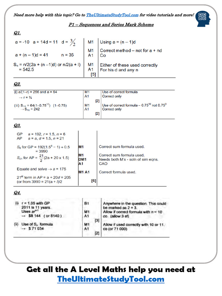 Sequences and-series | PDF