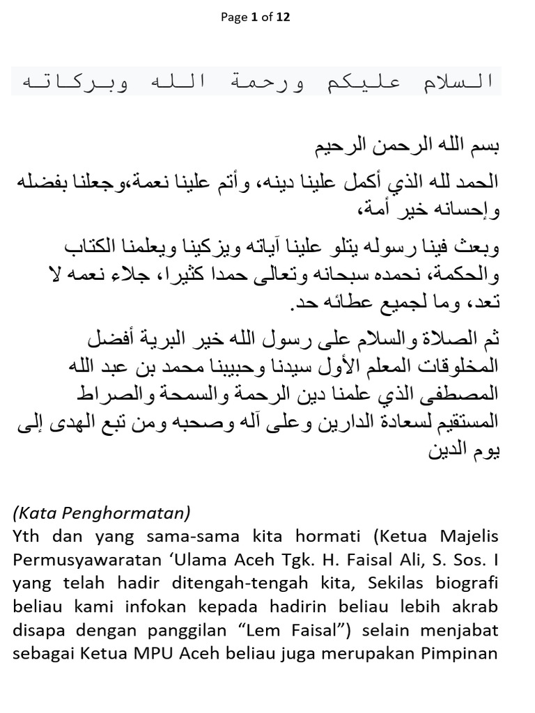 mc wisuda pp darul ulum 2024 Mas'Adi | PDF