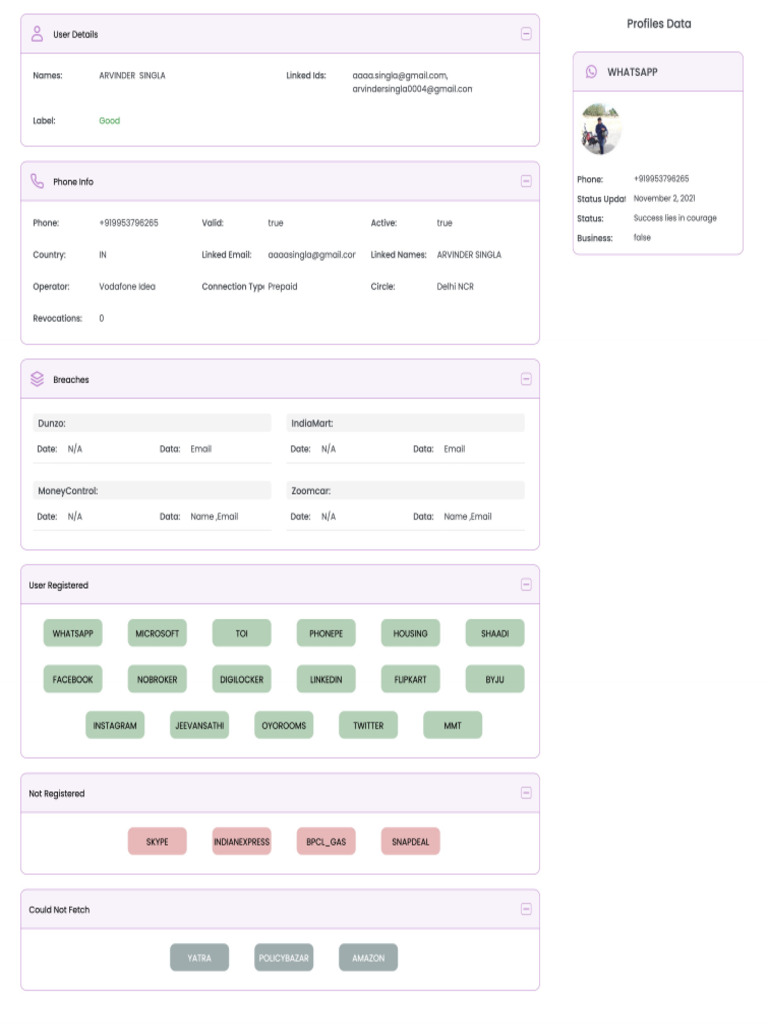 Sign3 Sample Report | PDF