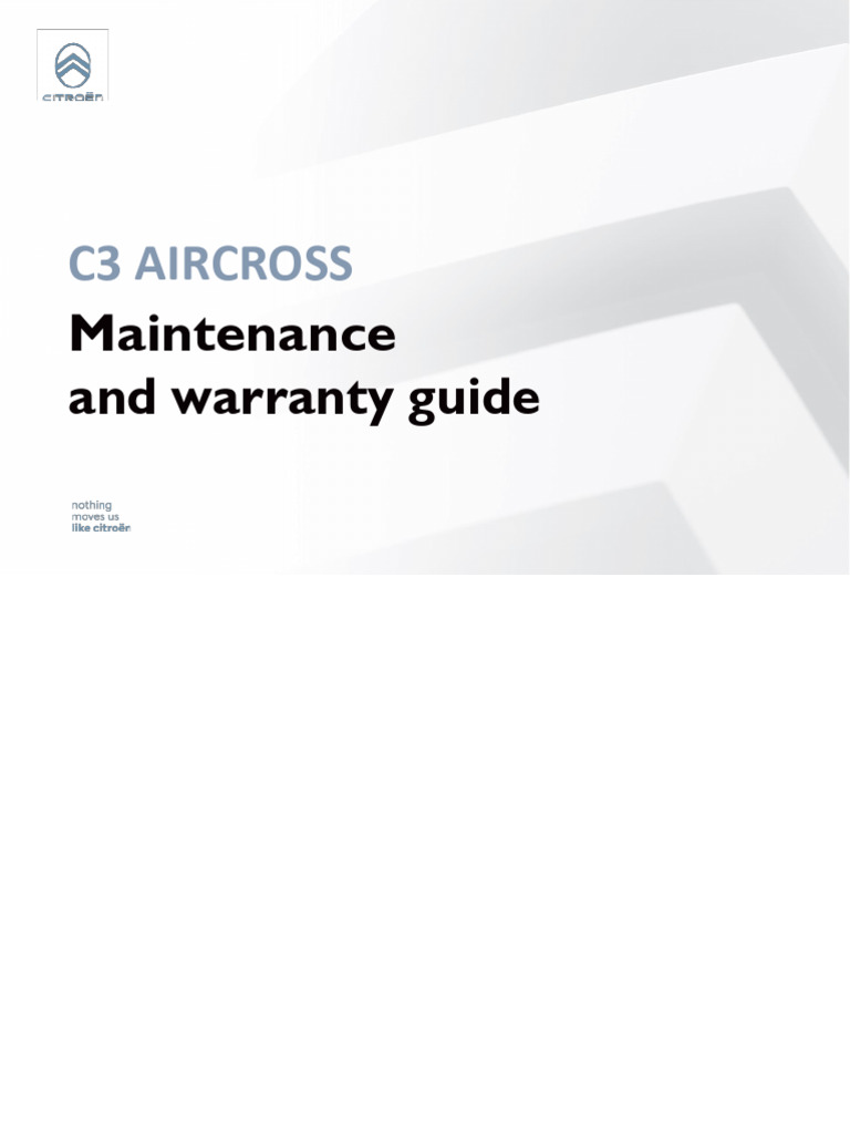 Maintenance Warranty Booklet CC24 V2 1 (1) | PDF | Tire | Vehicles