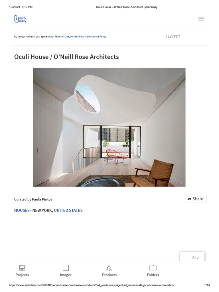 Oculi House - O'Neill Rose Architects - ArchDaily | PDF
