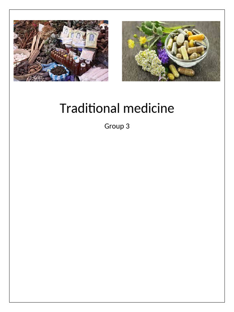 Traditional medicine | PDF | Traditional Medicine | Alternative Medicine